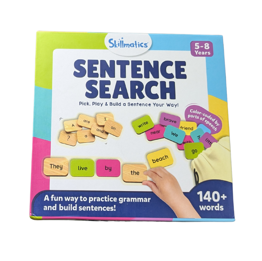 Sentence search [Sentence building activity] – Skillmatics – Chasmish