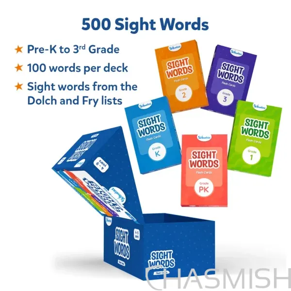 Sight words [Flash Cards] – Skillmatics – Chasmish