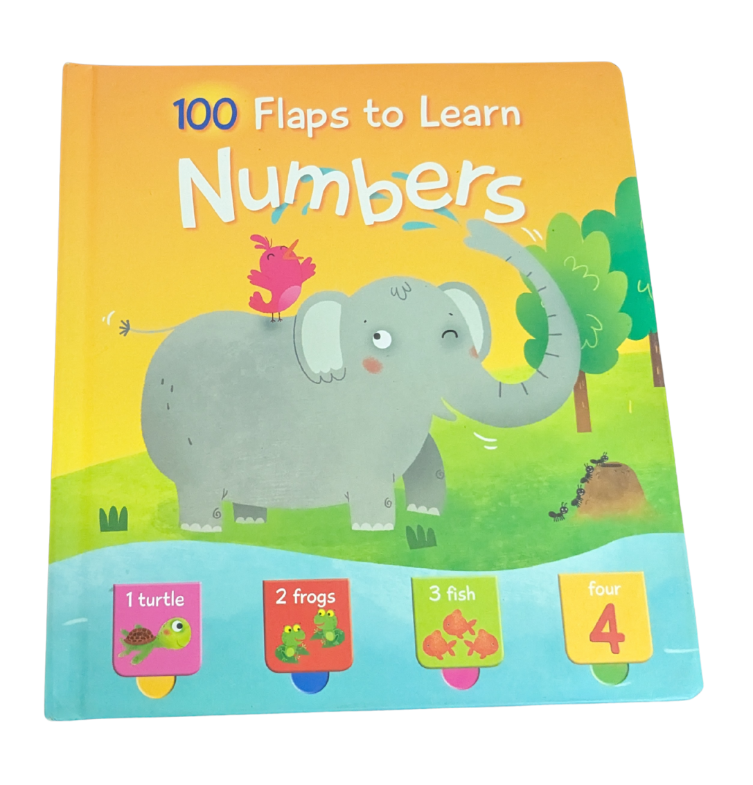 100 flaps to learn numbers – Flap Board Book – Chasmish
