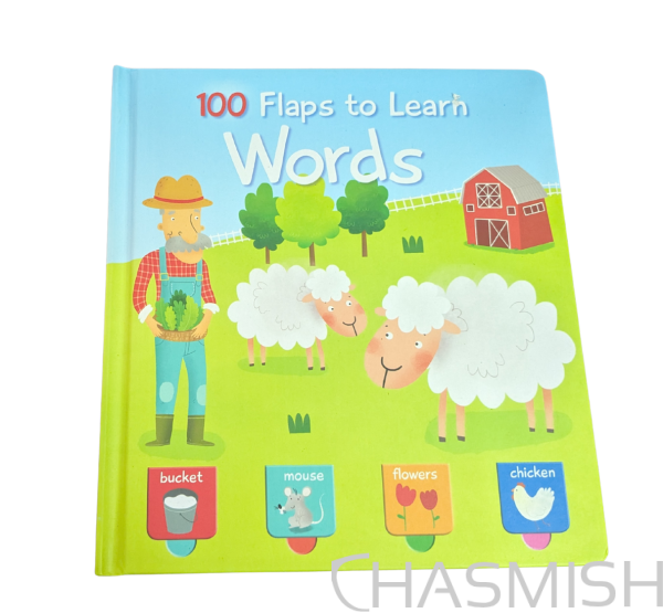 100 flaps to learn: Words – Flap Book – Chasmish